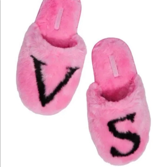 Victoria's Secret | Shoes | Nwt Victorias Secret Closed Toe Fox Fur ...